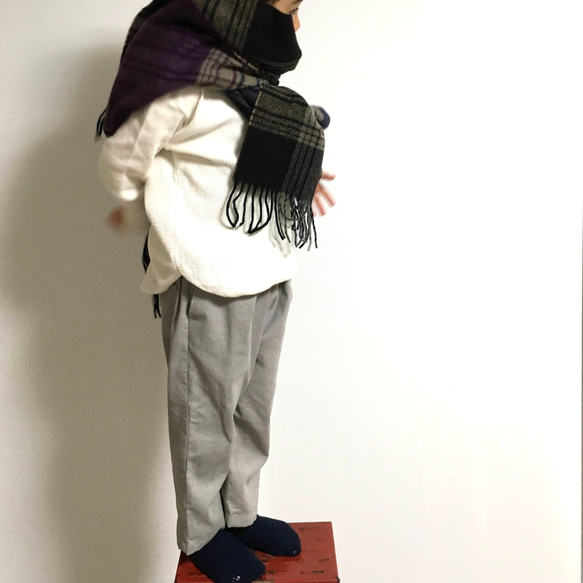 タックパンツ コーデュロイ ストーン〔100/110/120〕 子供服 matani 通販 12695521｜Creema(クリーマ)