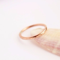 Copper Simple Ring 指輪・リング Rainbow Stone 通販｜Creema(クリーマ)