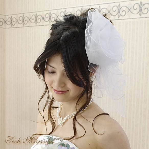 ヘッドドレス【アンナ】 ヘッドドレス（ウェディング） てくまりんぼ 通販 2724330｜Creema(クリーマ)