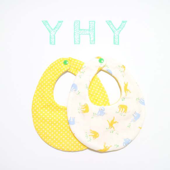 ☆ラスト1枚☆ ナマケモノ × ドット スタイ・よだれかけ YHY 通販 11024445｜Creema(クリーマ)