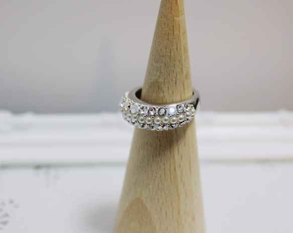 グルーデコのパールリング 指輪・リング nickpock 通販 2800843｜Creema(クリーマ)