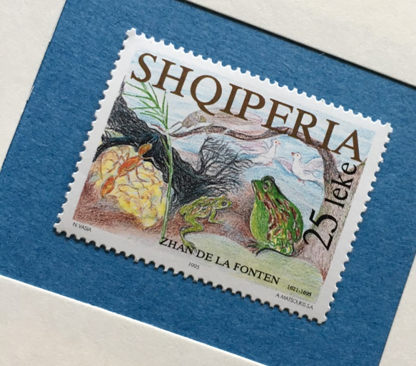 ちいさなartmuseum SHQIPERIA stamp 239 その他アート de bouboutin＊ドゥブブタン 通販 6013288 ...