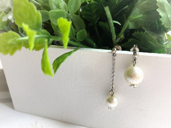 アシンメトリーピアス☆シルバー ピアス（その他） Aquarius24 通販 4015095｜Creema(クリーマ)