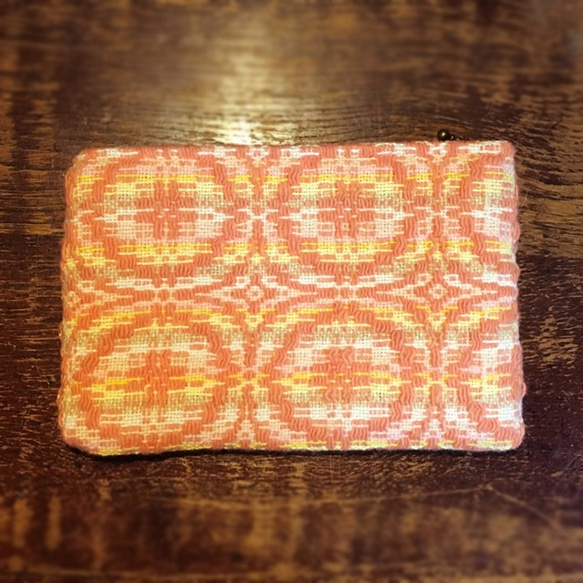 手織りのぺたんこポーチ ポーチ キヒト 通販｜Creema(クリーマ) 4881895