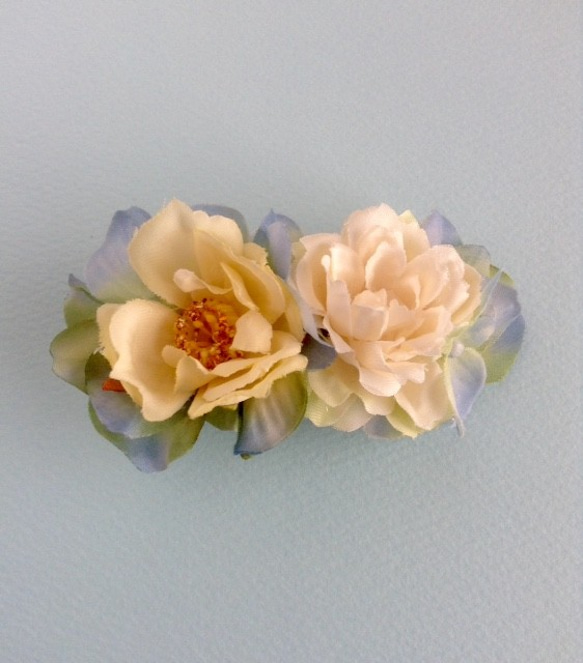 【受注制作】夏のバレッタ バレッタ Jasmine Dew 通販 872574｜Creema(クリーマ)