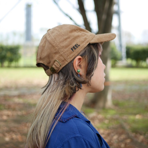 受注生産)DO NOT THINK, FEEL 刺繍両サイド コーデュロイ 受注生産)DO NOT THINK, FEEL 刺繍両サイド コーデュロイ
