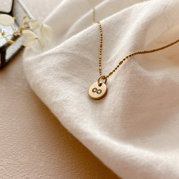 Infinite-Brass necklace ネックレス・ペンダント Fuchia語黃銅 通販｜Creema(クリーマ) 5927200