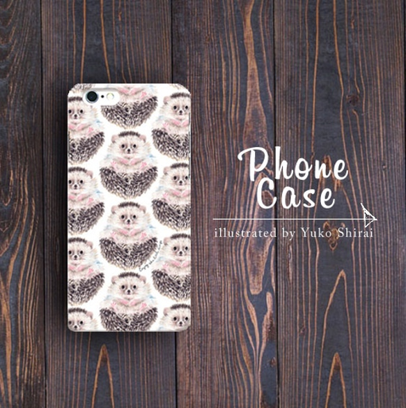ハリネズミマホケース＊iphone8/8plus＊受注生産 iPhoneケース・カバー shirai_yu_ko 通販 4384011 ...