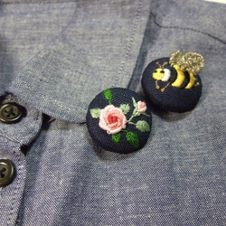 麦と赤とんぼ手刺繍ブローチ ブローチ さくらさくら 通販 麦と赤とんぼ手刺繍ブローチ ブローチ さくらさくら 通販