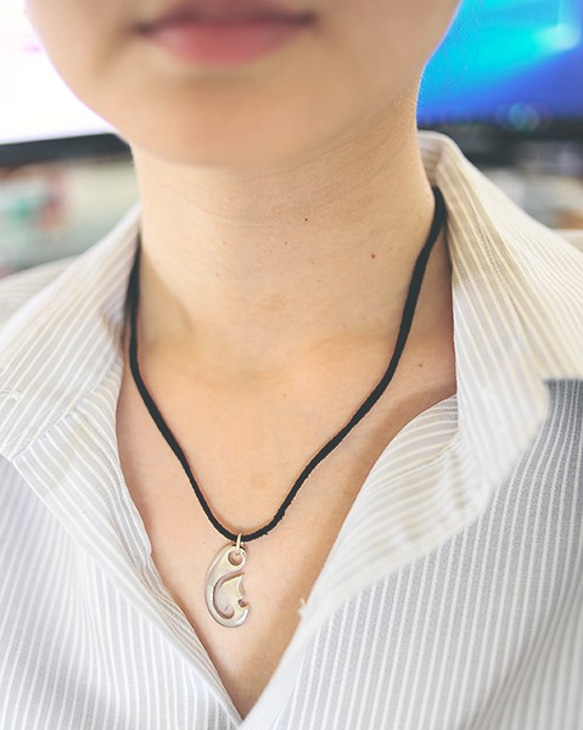 HOOKは形状銀の装飾品のネックレスを墜落しました ネックレス・ペンダント simon-handworks 通販｜Creema(クリーマ ...