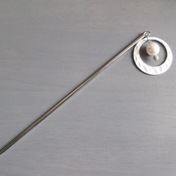 かんざし 惑星/パール×シルバー かんざし HARU-YA Accessories 通販 4300936｜Creema(クリーマ)