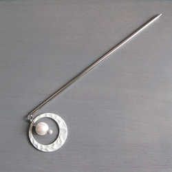 かんざし 惑星/パール×シルバー かんざし HARU-YA Accessories 通販 4300936｜Creema(クリーマ)