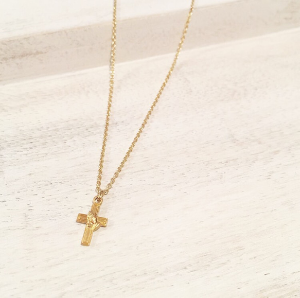 simple cross necklace ネックレス・ペンダント Micheloof 通販 1741577｜Creema(クリーマ)