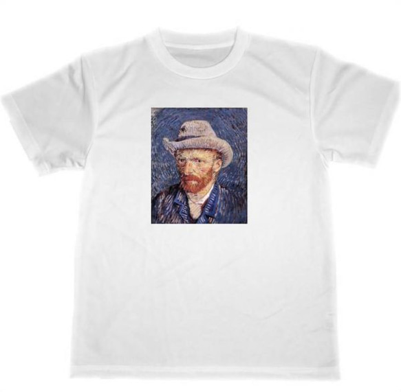 ゴッホ 自画像 ドライ Tシャツ 名画 グッズ Tシャツ 5つ星 ドライTシャツ tuge9999 通販 12731653｜Creema(クリーマ)