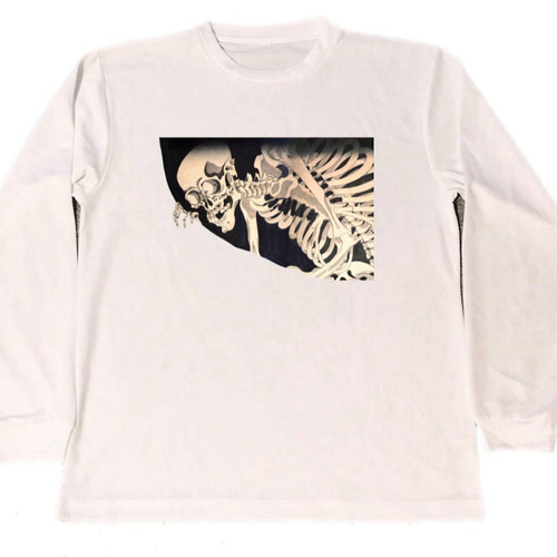 がしゃ髑髏 ロングドライTシャツ 歌川国芳 相馬の古内裏 浮世絵 がしゃ髑髏 ロングドライTシャツ 歌川国芳 相馬の古内裏 浮世絵