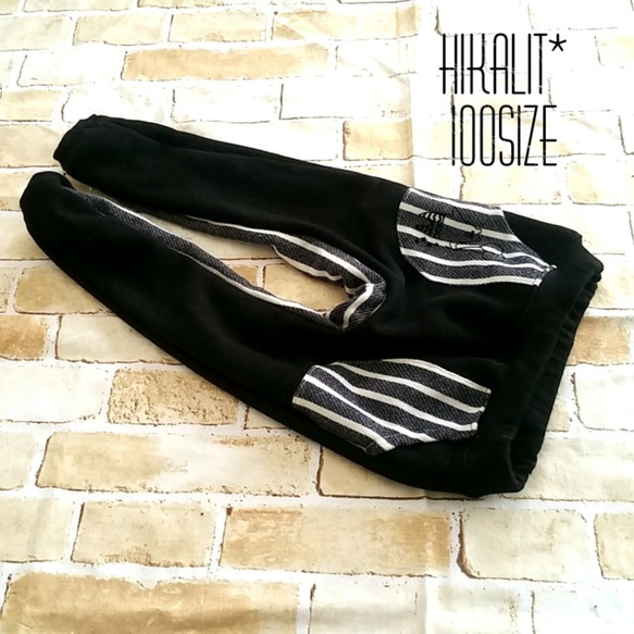 [100]ストライプ*playパンツ 子供服 HIKALIT* 通販｜Creema(クリーマ) 5235752