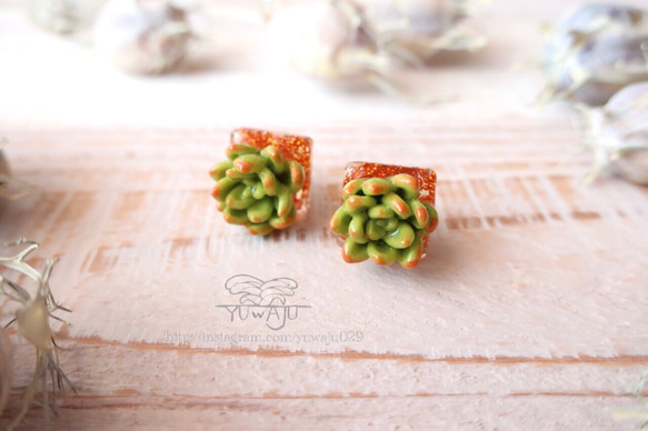 春萌のピアス ピアス（スタッド・一粒） ユワージュ 通販 5907889｜Creema(クリーマ)