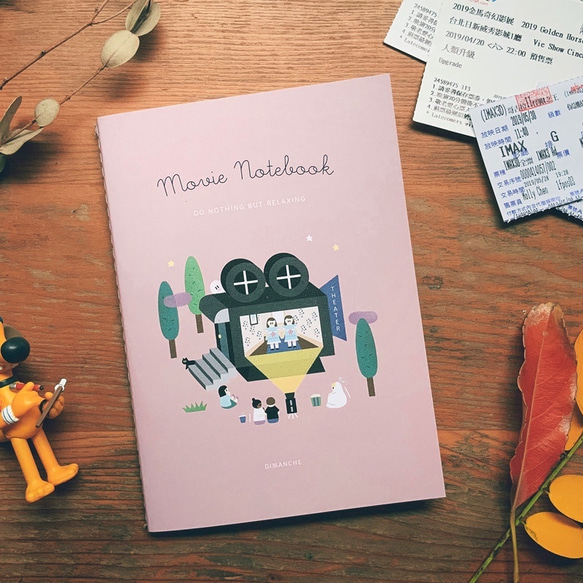 Dimanche Di Mengqi NOTEBOOK v.2シリーズメモ帳[映画]ピンク 手帳 dimanche 通販｜Creema(クリーマ)