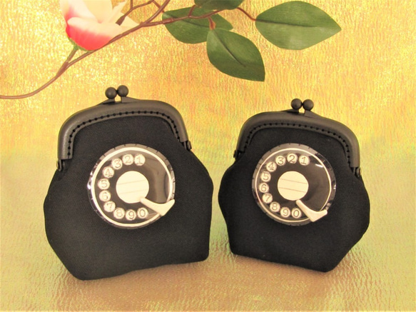 新春福袋2021 最高！な一年がま口にこにこレトロ黒電話仲良しセット（薄型♡立体） がま口 工房けせら 通販 10879244｜Creema ...