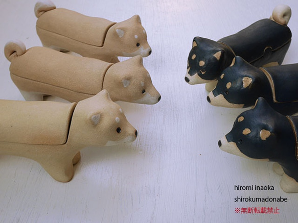 ハンコ入れ/柴犬 その他置物 sirokumadonabe 通販 1945947｜Creema(クリーマ)