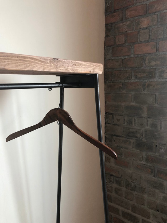 数量限定 MH4 ハンガーラック アイアン 古材 インダストリアル シンプル アイアン家具 ディスプレイラック 新生活 ハンガーラック ...