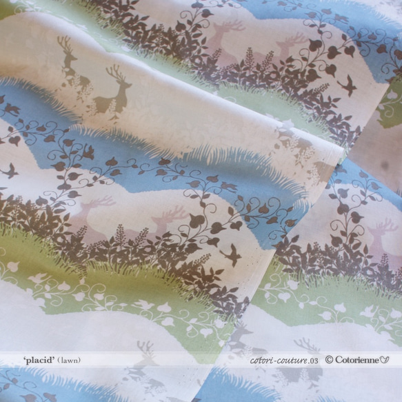 placid -misty mix (CO319739 C)【コトリエンヌ生地】 生地 Cotorienne 通販 5535798 ...