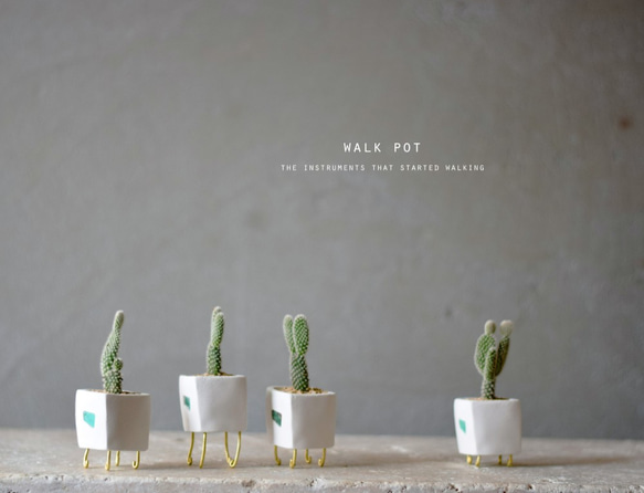 walk pot mini (white) 一輪挿し・花瓶・花器 NULL PLANTS 通販 6695060｜Creema(クリーマ)
