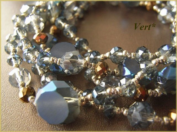 ブルーフロストコインカットグラスグリフィンロングネックレス【シルバー】 ネックレス・ペンダント Vert*《ｳﾞｪｰﾙ》 通販 1273057 ...