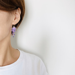 藤の花/ピアス ピアス（フック・チェーン） SUNNY SIDE 通販 8136087｜Creema(クリーマ)