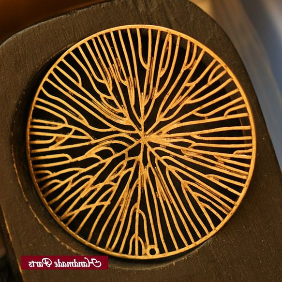 ac854/アンティーク風・メタルチャーム・デコ・金古美・ラウンド(1個) チャーム tanpo-po 通販 1063526｜Creema(クリーマ)