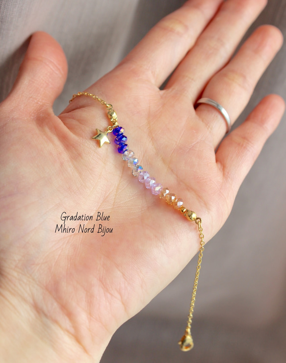 星の夜空のブレスレット ブレスレット Mhiro 通販 3006551｜Creema(クリーマ)