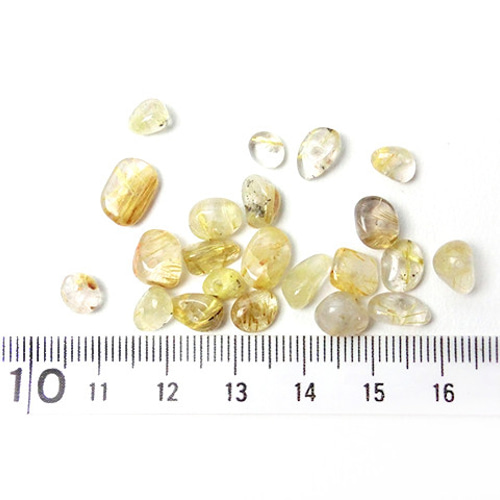 最強の護り石☆ゴールド ルチルクォーツ穴あき天然石さざれ 最強の護り石☆ゴールド ルチルクォーツ穴あき天然石さざれ