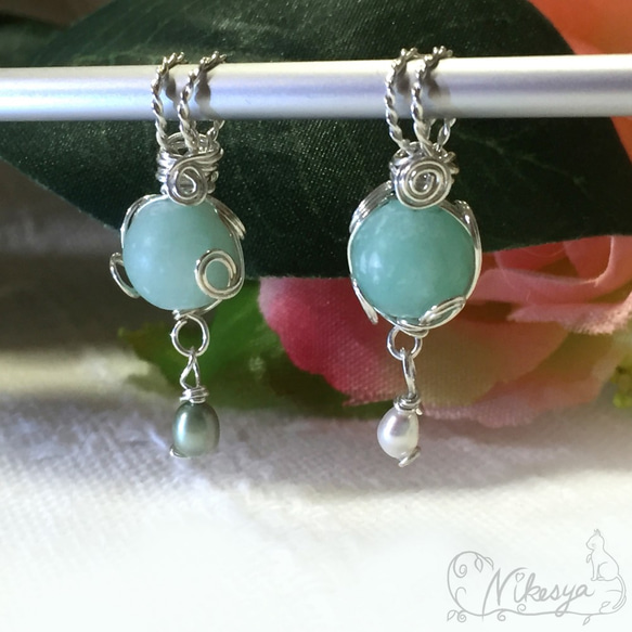 【Silver925】 フロストグリーンジェイドの可愛らしいペンダントトップ ネックレス・ペンダント アトリエ にけ舎 通販 2125904 ...