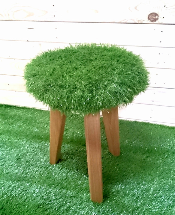 turf stool (芝のスツール) 椅子（チェアー）・スツール 53chairs&unoki 通販 5895021｜Creema(クリーマ)