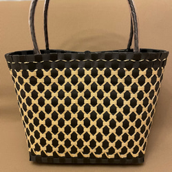 プラカゴ アーバンダイヤ柄 アウトドアやショッピングに エコバッグにも かごバッグ Benny 通販｜Creema(クリーマ)