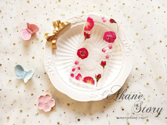 花物語/Flower Case/押し花ケース/永遠に花咲くように… 【iphone&xperia対応】 iPhoneケース・カバー ...