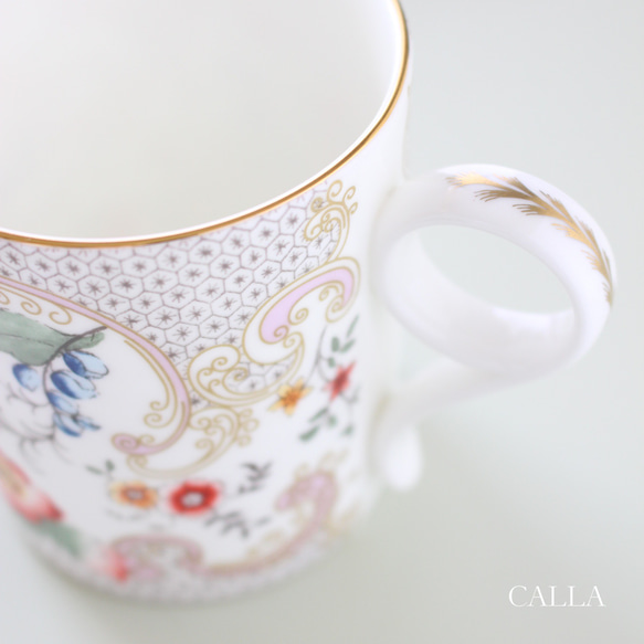WEDGWOOD Mug Arrangement〜rococo〜純正ボックス付き アートフラワー CALLA flowerdesign 通販 ...
