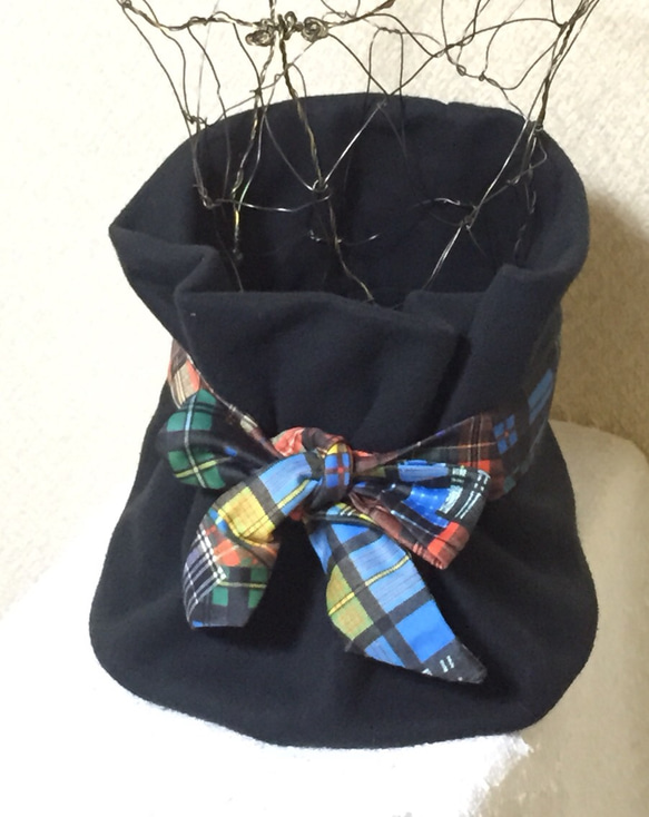 【1点モノ】タイ付きフリースネックウォーマー ネックウォーマー AZNOA(元GARAM) 通販｜Creema(クリーマ) 7417716