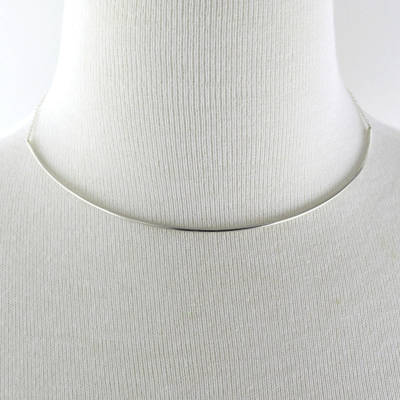 Sterling Silver Wire Choker ネックレス・ペンダント GreenRock 青岩 通販 6310243｜Creema ...