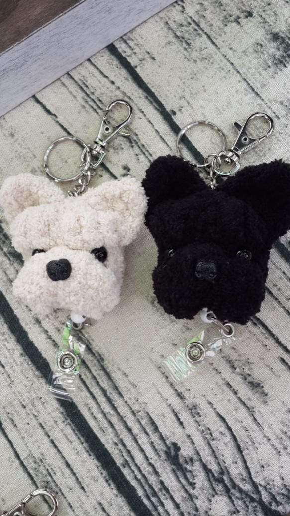 ローファイトドキュメントクリップ、テレスコピッククリップ、キーホルダー キーリング 毛娃娃手作 通販 3036211｜Creema(クリーマ)