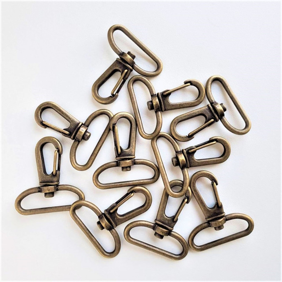 網ナスカン 10個 30mm アンティークゴールド AG 手芸 資材 金具・チェーン 手芸HL COMPANY☆ 通販｜Creema(クリーマ ...