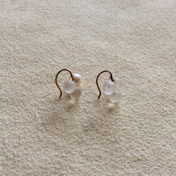 氷みたいなつぶつぶピアス K10 ピアス（フック・チェーン） atelier akazou 通販 3395018｜Creema(クリーマ)