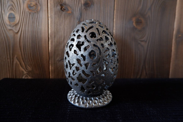 いぶし金彩キャンドルホルダー・香立て1 キャンドル・キャンドルホルダー 陶房 然庵 通販｜Creema(クリーマ) 12669838