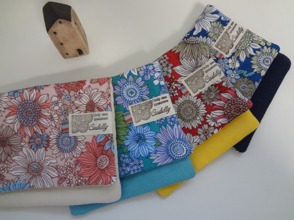 大きめ*flower**やわらかガーゼハンカチ4枚セット その他入園グッズ oab789 通販 6000065｜Creema(クリーマ)