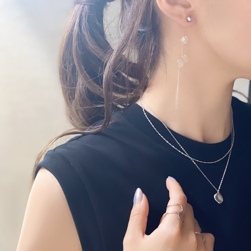 coco vanilla* シルバー925ネックレス2点セット* silver925 coco vanilla* シルバー925ネックレス2点セット* silver925