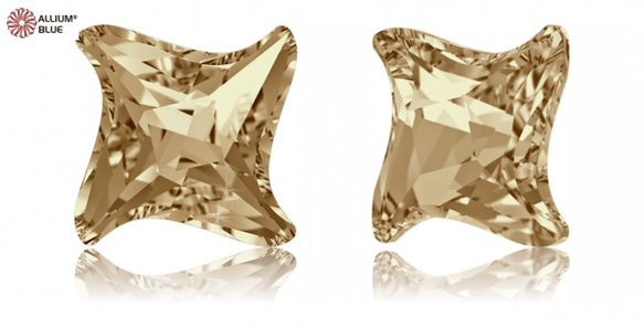 【スワロフスキー#4485】1粒 Twister 10.5mm クリスタル ゴールデン シャドー (001GSHA) F ビジュー・クリスタル ...