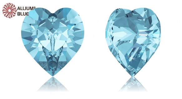 【スワロフスキー#4884】72粒 XILION Heart 8.8x8mm アクアマリン (202) F ビジュー・クリスタル ...