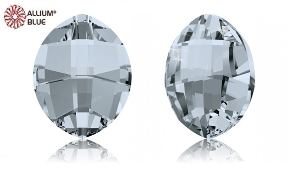 【スワロフスキー#4224】72粒 Pure Leaf 14x11mm クリスタル ブルーシェード (001BLSH) ビジュー・クリスタル ...