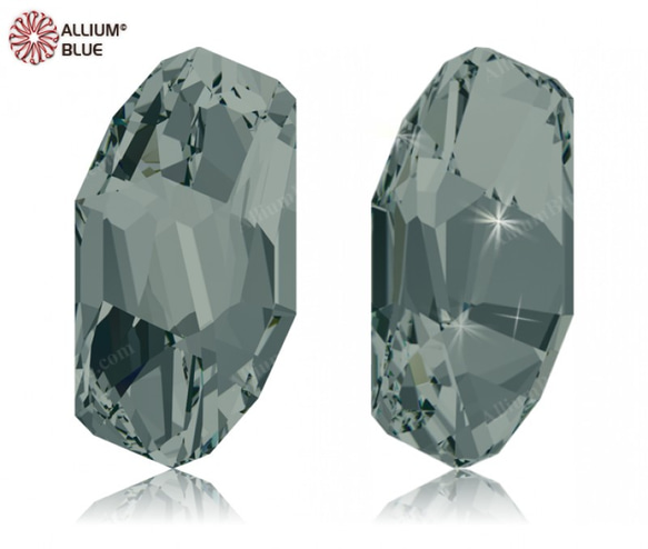 【スワロフスキー#4773】36粒 Meteor 14x7.5mm ブラックダイアモンド (215) F ビジュー・クリスタル ...