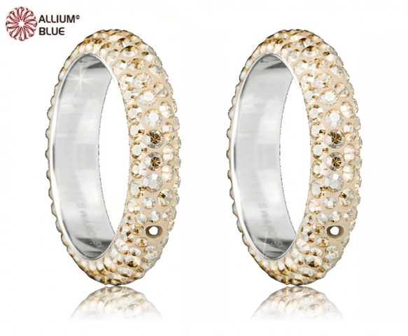 【スワロフスキー#85001】6粒 Pavé Thread Ring 14.5mm CE パール Silk / Crys ビジュー・クリスタル AlliumBlue.jp 通販 3785548 ...